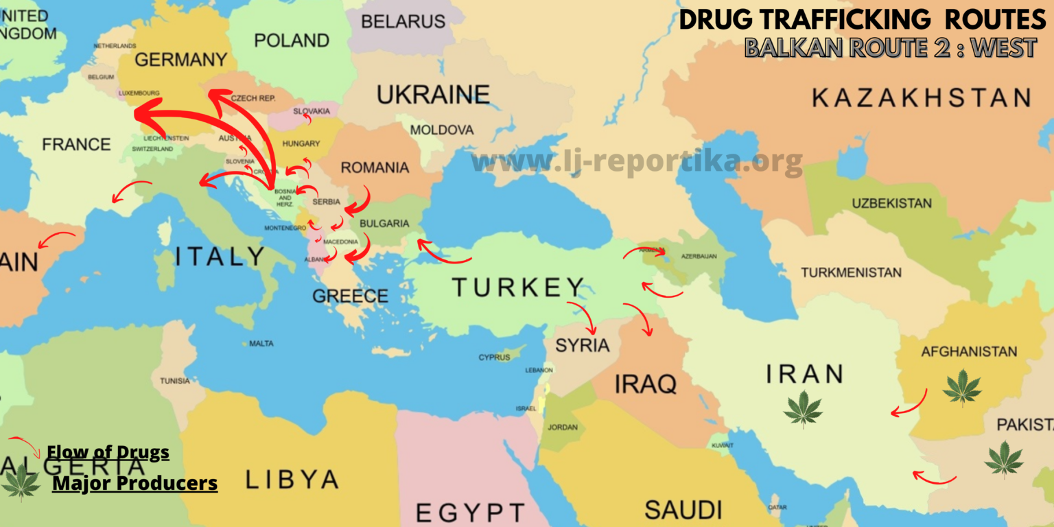 The Unearthing of the global drug trafficking networks
