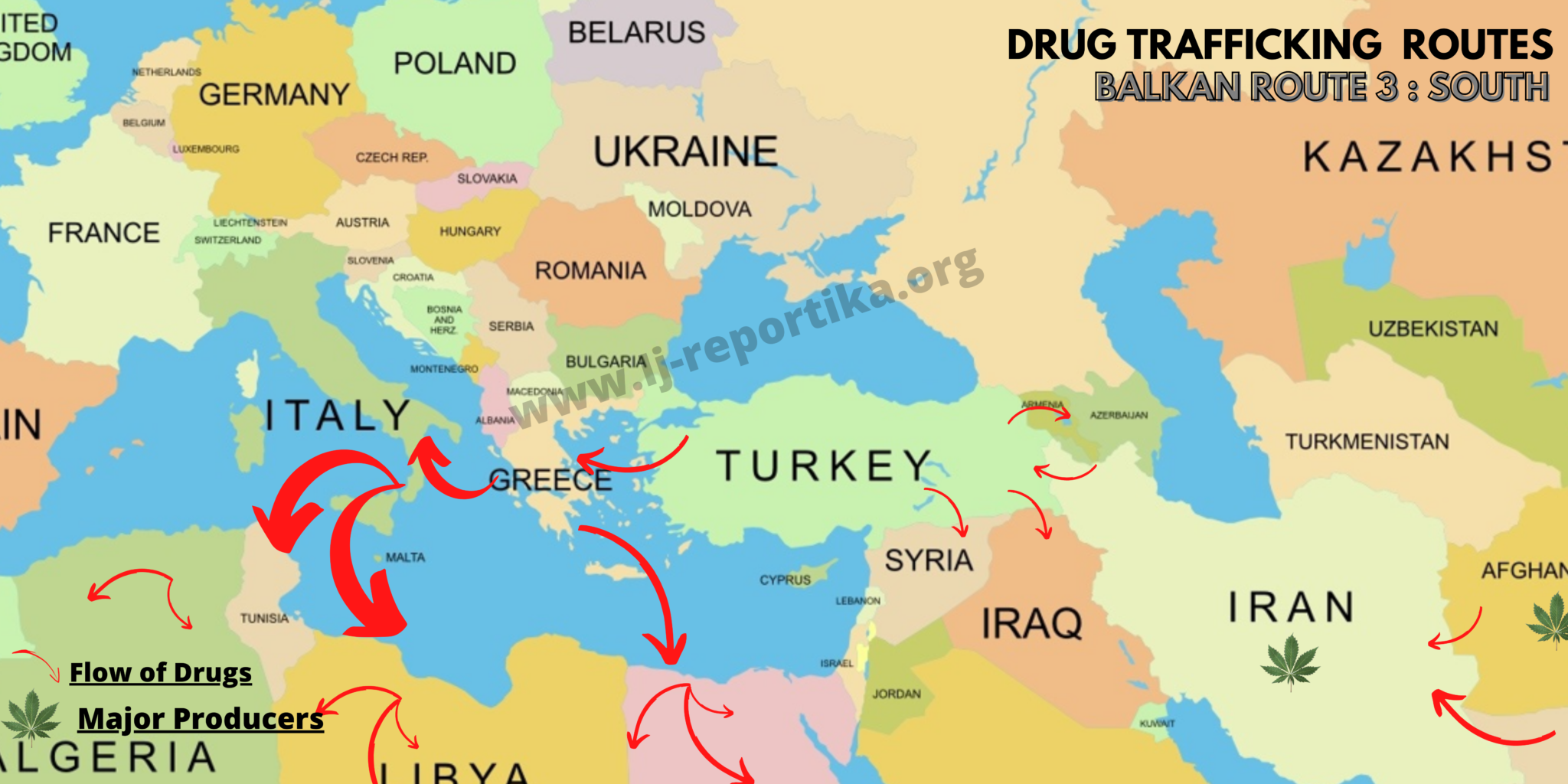 The Unearthing of the global drug trafficking networks