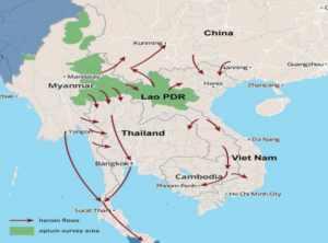 The Unearthing of the global drug trafficking networks