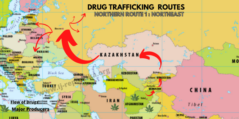 The Unearthing of the global drug trafficking networks