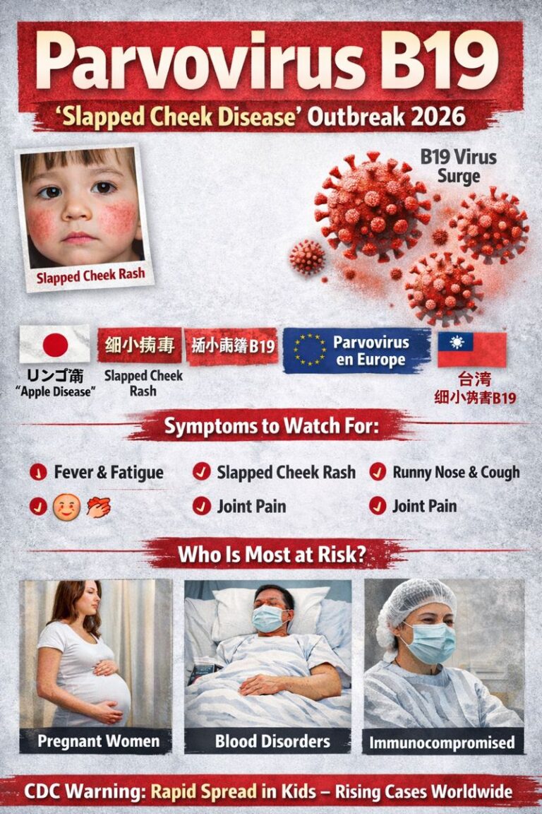 Parvovirus ‘Slapped Cheek Disease’ Surges Across the U.S. — CDC Issues ...